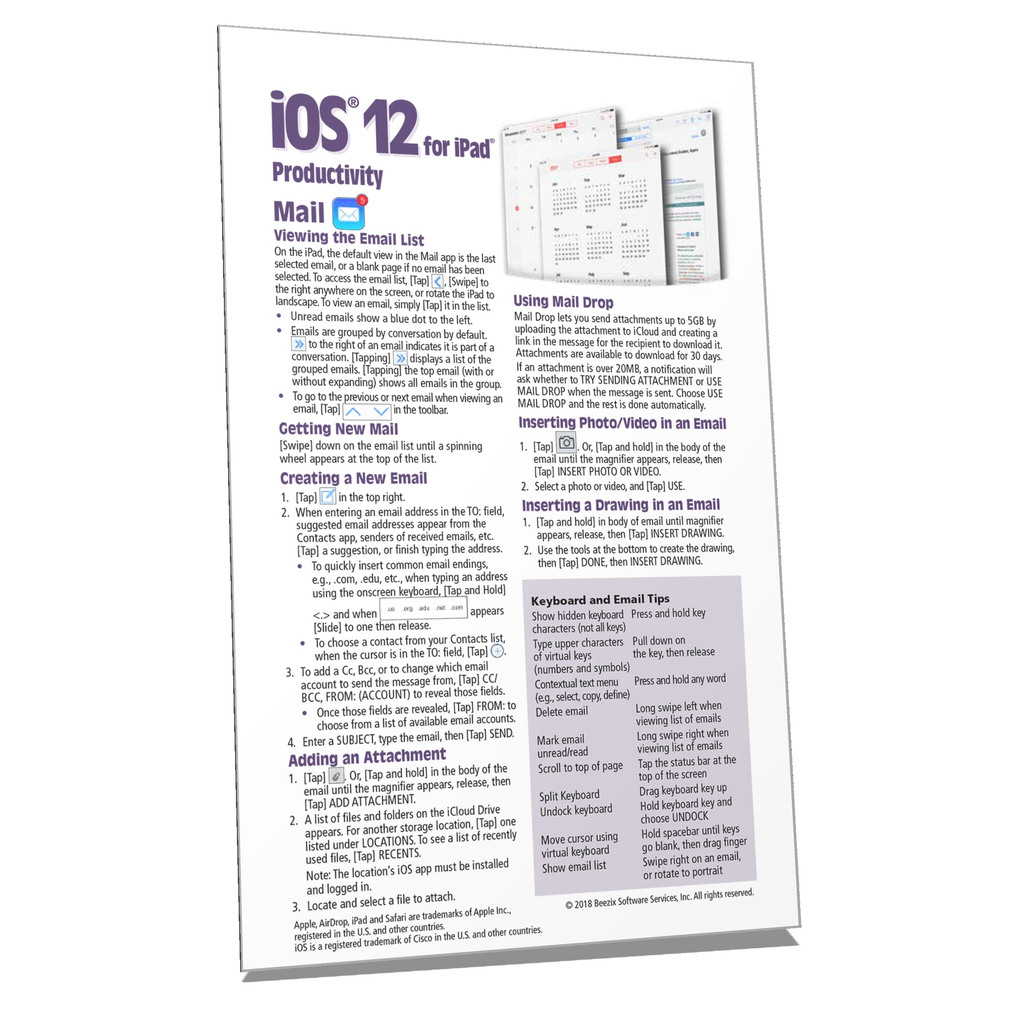 Access 2016 Quick Reference Cheat Sheet Guide Card Beezix