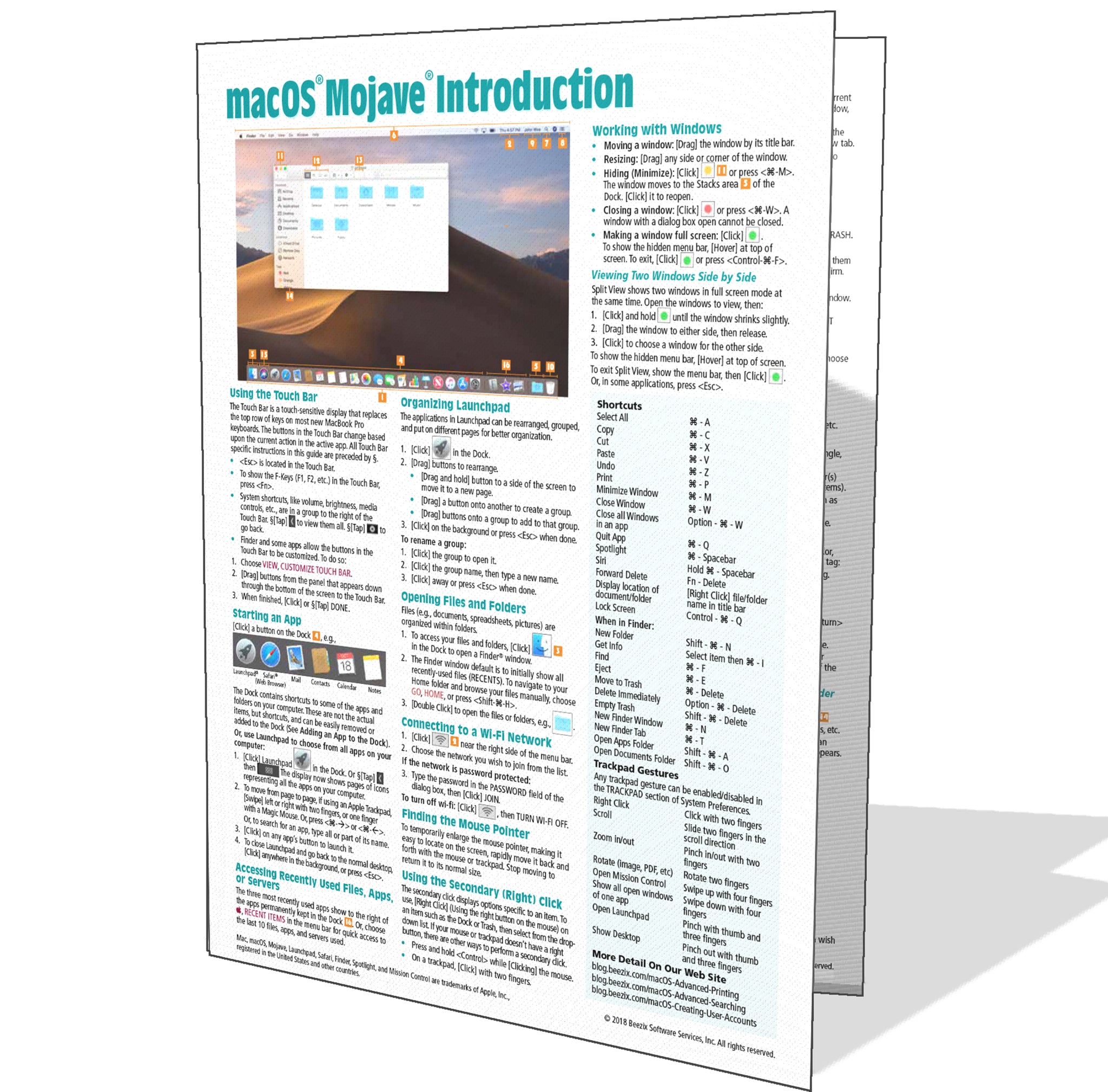 macOS Big Sur Quick Reference Guide, Instructions, Tips - Beezix